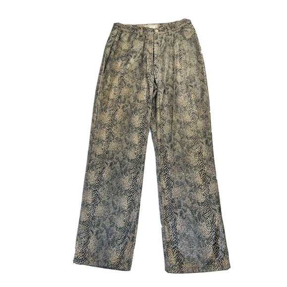 Vintage | Pants & Jumpsuits | Vintage Snake Python Print High Rise ...